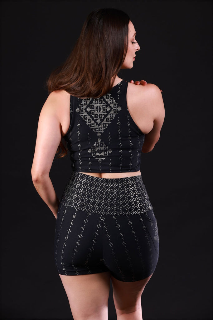 Deco Alice Short Black-Antique Silver – chocolita.com